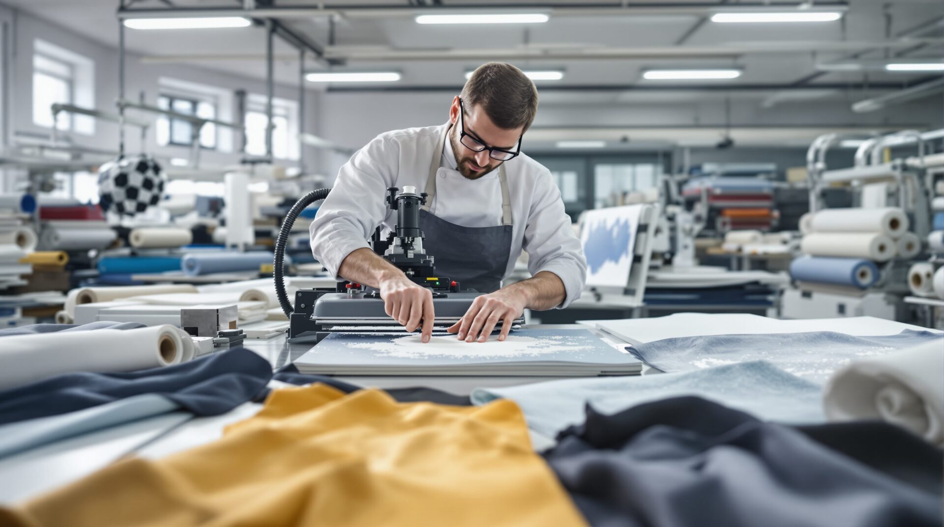 Flocage textile, fonctionnement et marquage véhicule utilitaire